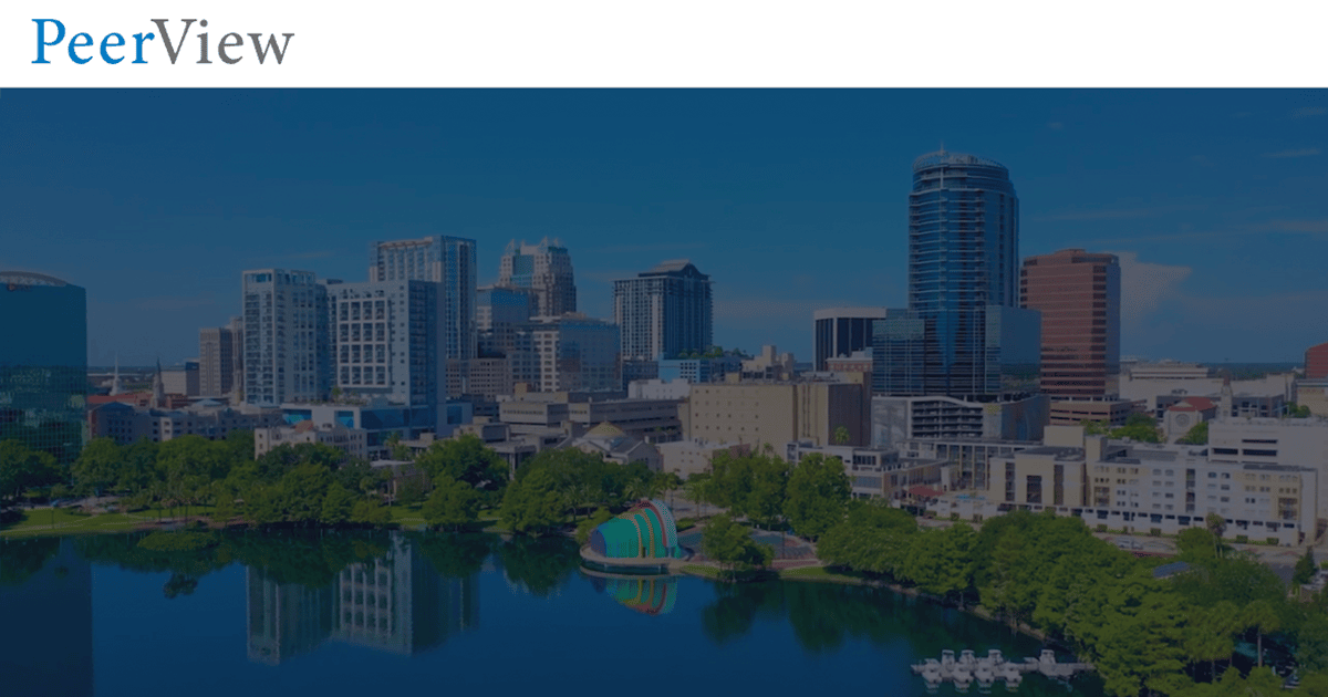 PeerView | Join PeerView for Friday Satellite Symposia Preceding the ...